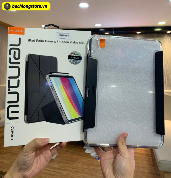 Bao da Mutural Folio Clear Case iPad Gen 10 10.9" 2022 - Phụ kiện di ...